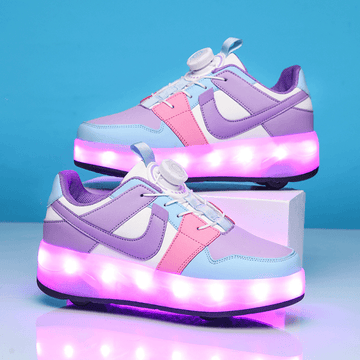 Kick Speed Roller Shoes with Wheels for Adults | LED & 4-Wheel Designs