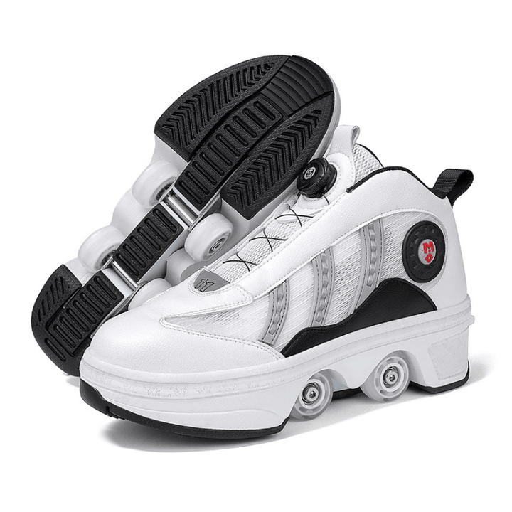 Kick Speed Roller Shoes with Wheels for Adults | LED & 4-Wheel Designs