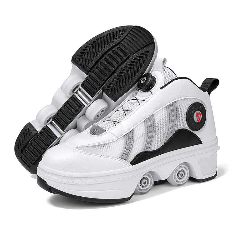 Kick Speed Roller Shoes with Wheels for Adults | LED & 4-Wheel Designs